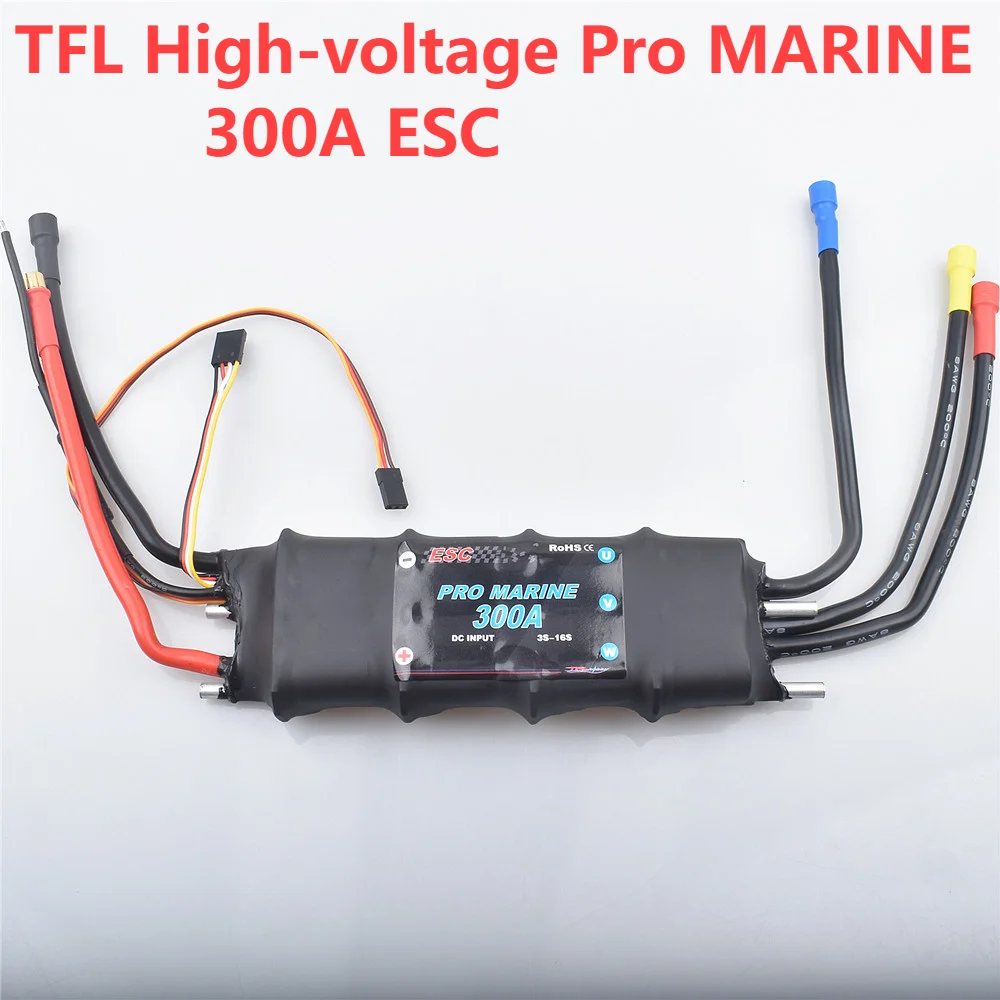 TFL High-voltage Pro MARINE 300A ESC Speed Controller 3S-16S DC Input ...
