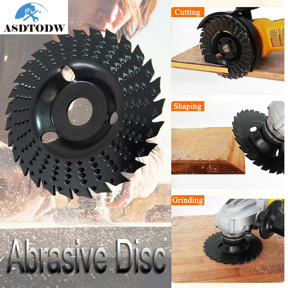 Grinder Wheel Disc 125mm Wood Shaping Wheel, Wood Grinding Shaping Disk ...