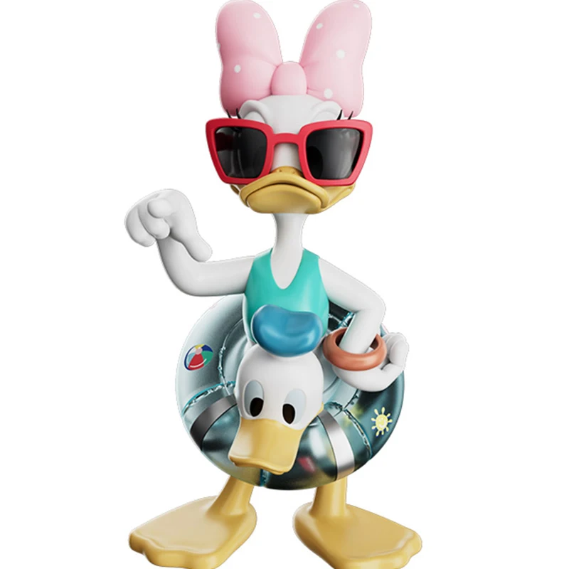 New-Original-Disney-Cartoon-Donald-Duck-Swimming-Circle-Daisy-Duck ...