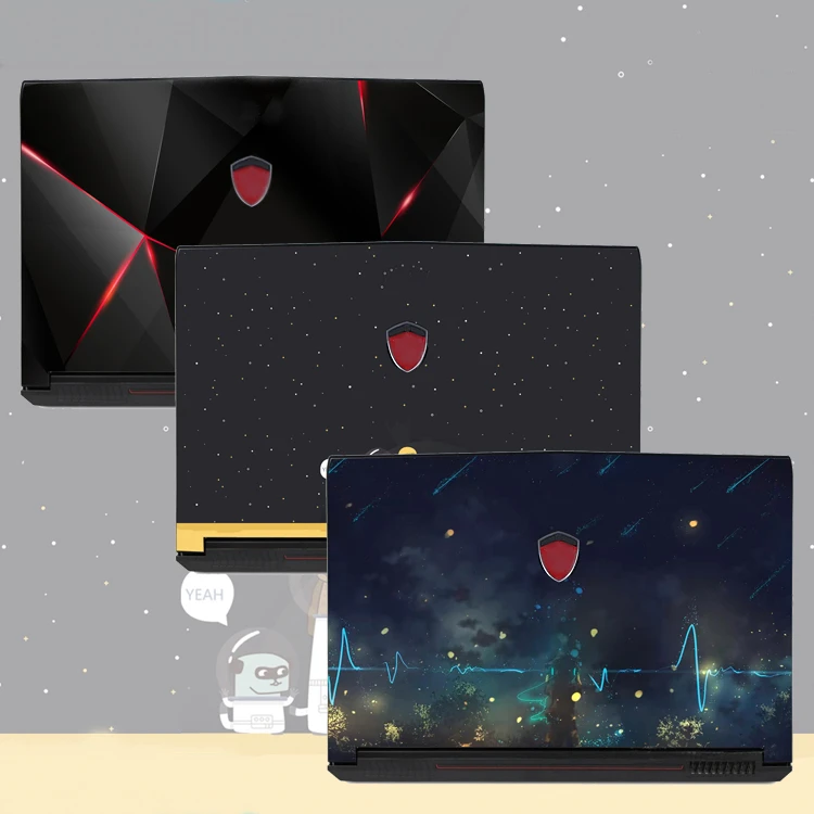 Color Film Laptop Sticker Decal Skin Cover Protector For Msi Gs66 15.6 ...