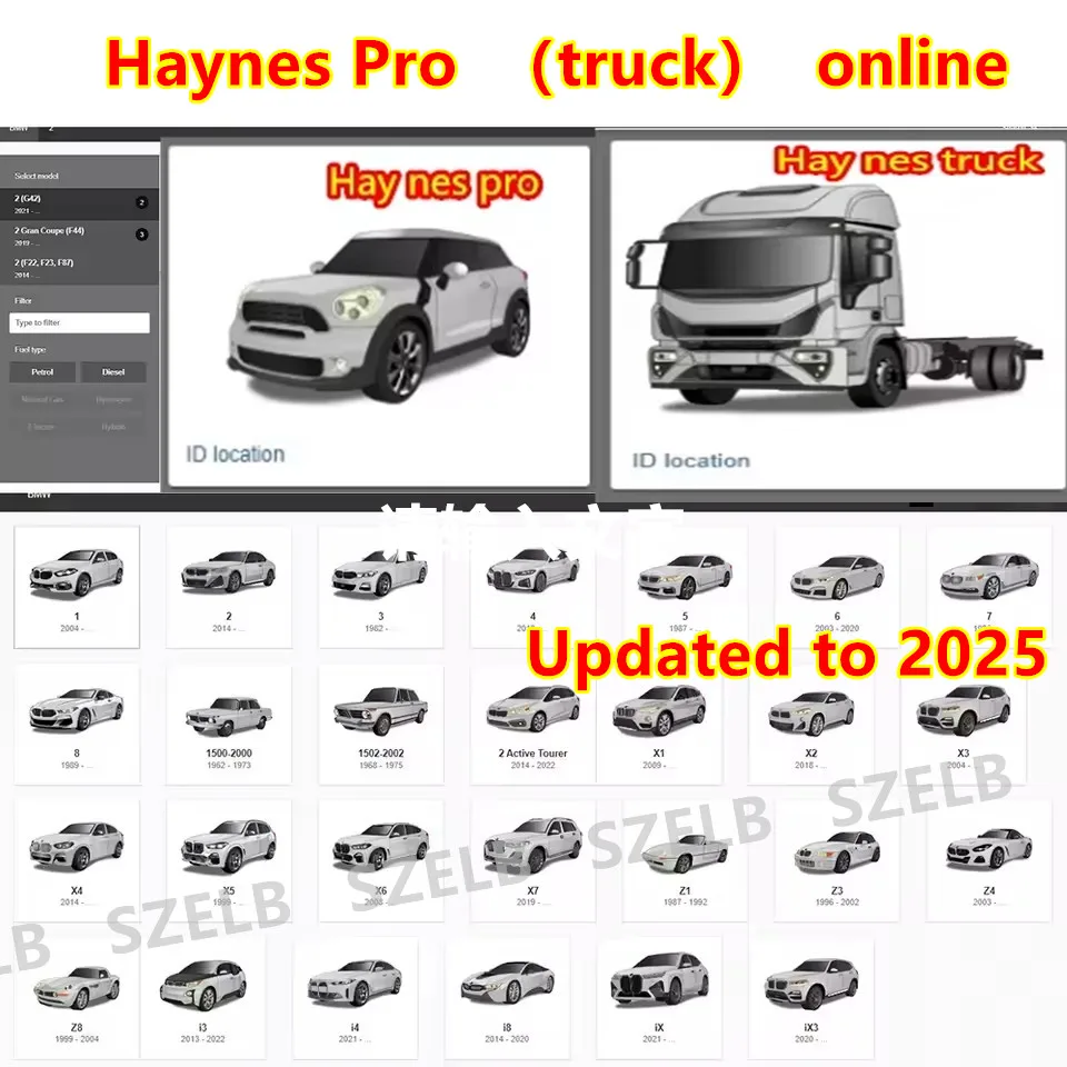 Haynes Pro And Haynes Pro Truck New 2025 Online Account for Car Repair ...