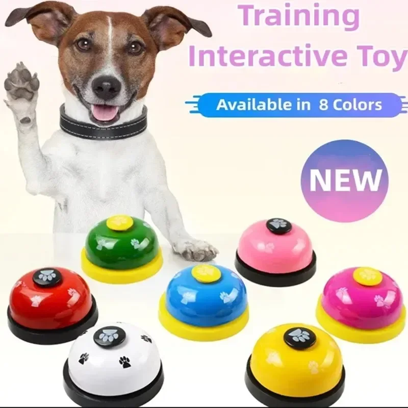 Dog-ringer-pet-supplies-trainer-metal-sounding-bell-cat-and-dog-barking ...