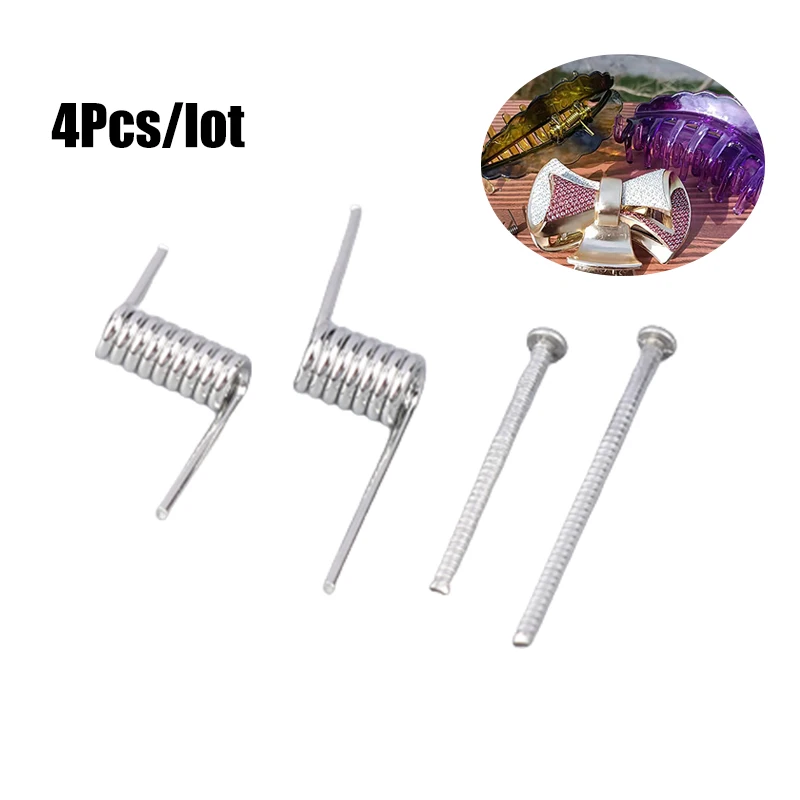 1Set Large Hair Jaw Clips Special Accessories Steel Torsion Spring ...