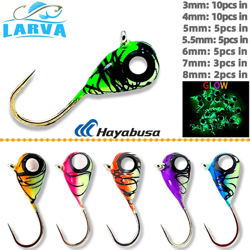 High Quality Winter Fishing Tungsten Ice Fishing Jig Wolfram Panfish ...