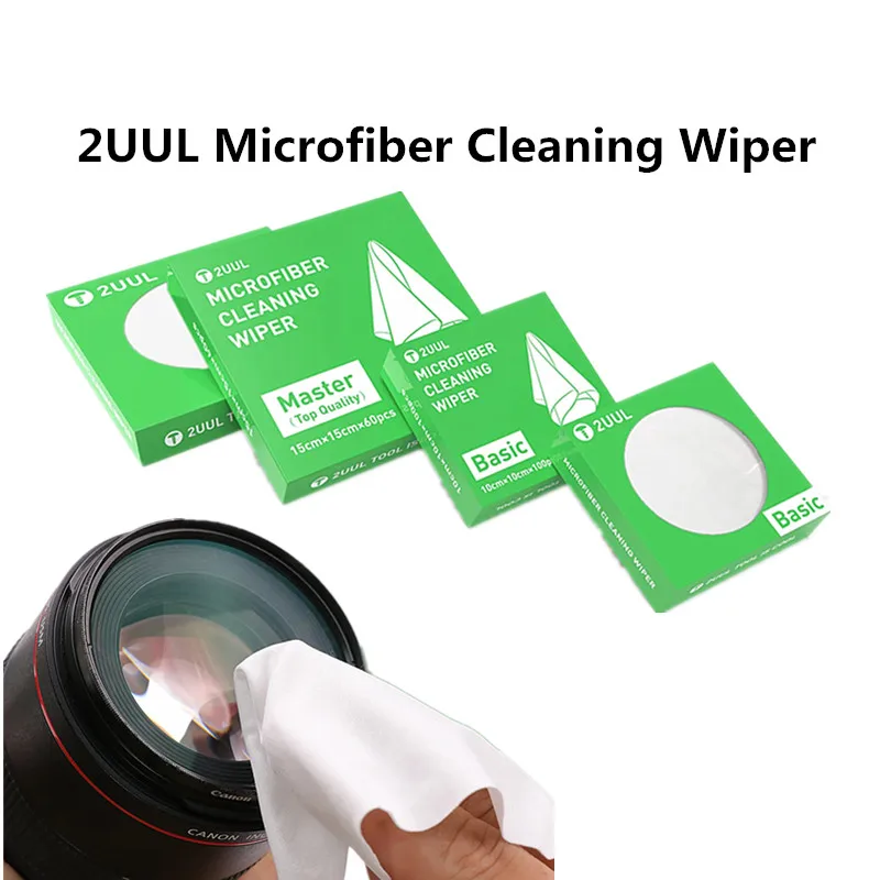 2UUL CL01 CL02 Microfiber Cleaning Wiper 10*10CM 60PCS/15*15CM 100PCS ...