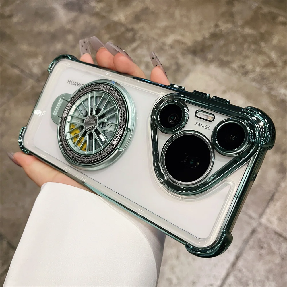 Luxury Armor Gyroscope Magnetic Phone Case for Magic5 (Black)