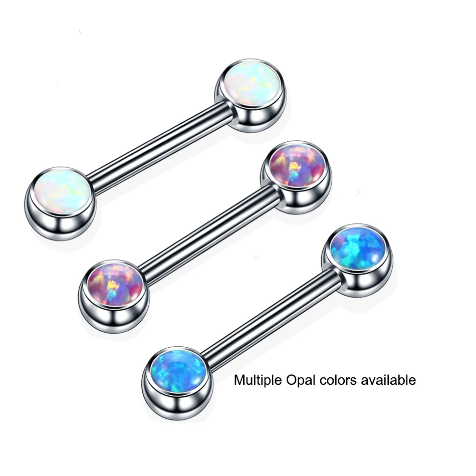 Sexy-Piercing-Nipple-Ring-14G-F136-Titanium-Threadless-Opal-Zircon ...