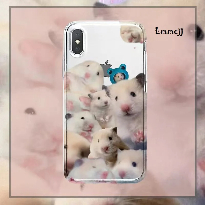 Lmmcjj Cute Hamster Phone Case For Samsung Galaxy S21 S22 Plus S23 ...