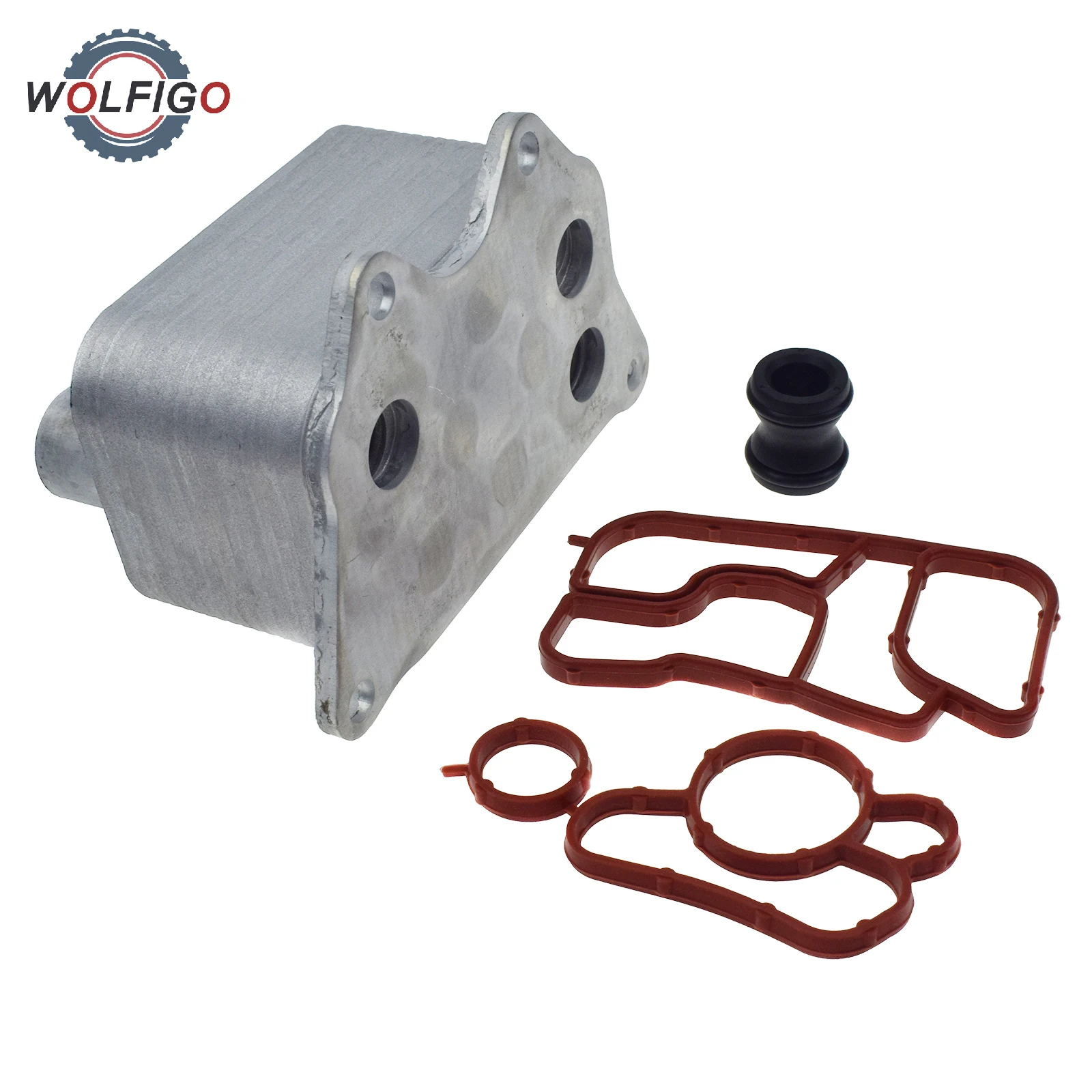 New Oil Cooler For VW Jetta Passat Audi A4 Q5 1.8 2.0 Tfsi 06J117021D ...