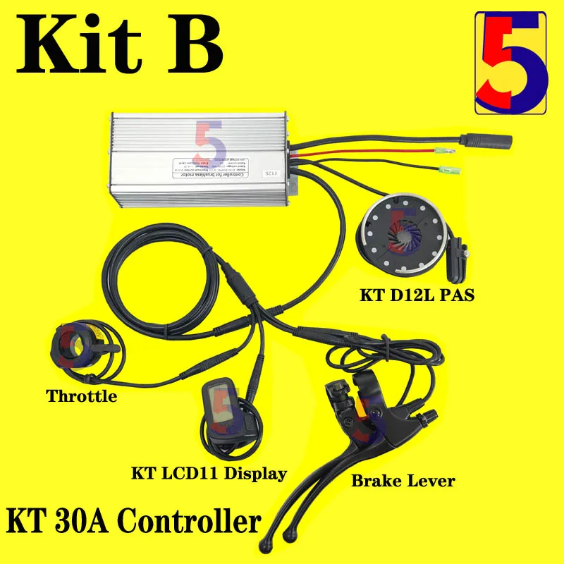 eBike KT Controller 30A 36V500W/48V 500W Controller Kit+Julei WP plug ...