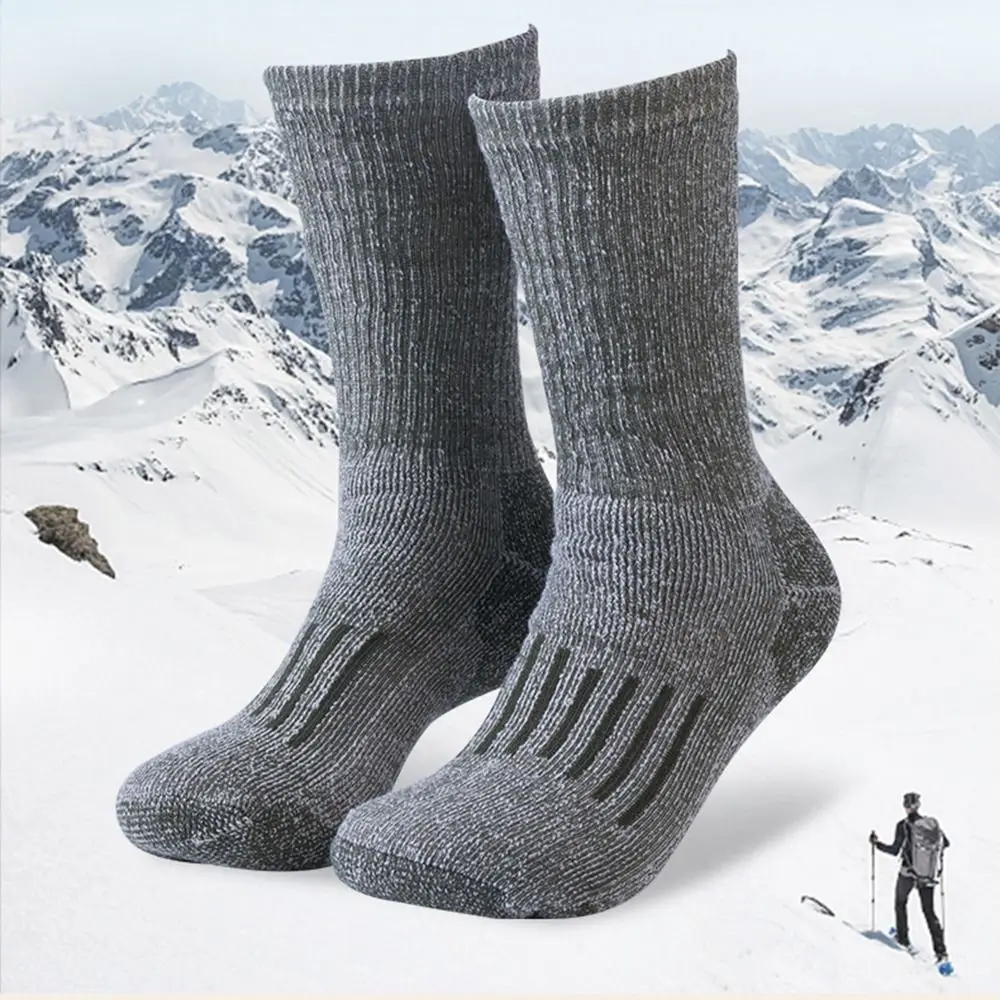 Breathable-Merino-Wool-Socks-Cozy-Non-slip-Soft-Men-Boot-Sockings ...
