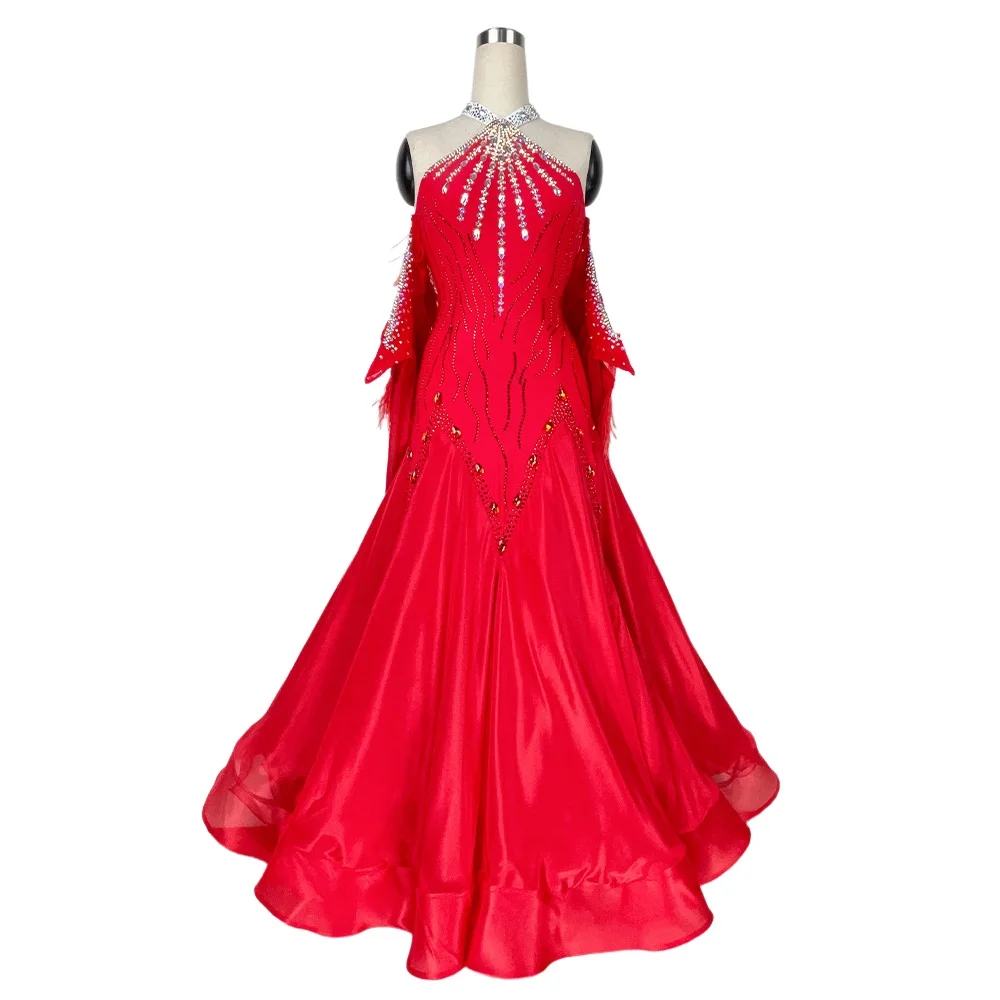 PEIDANCE-2024-New-Arrival-Red-International-Standard-Ballroom-Dance ...