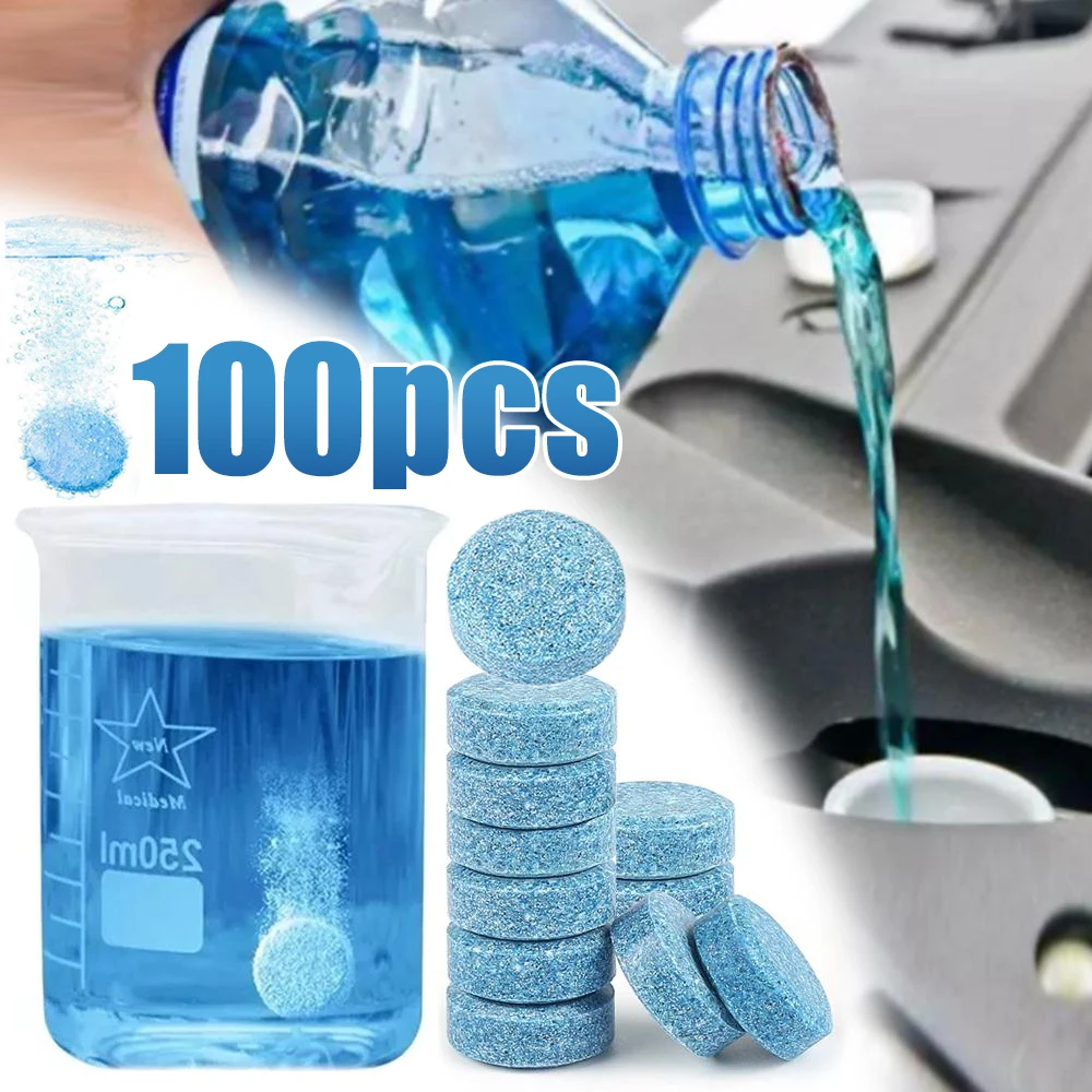 5-100pcs-Solid-Cleaner-Car-Windscreen-Cleaner-Effervescent-Tablet-Auto ...