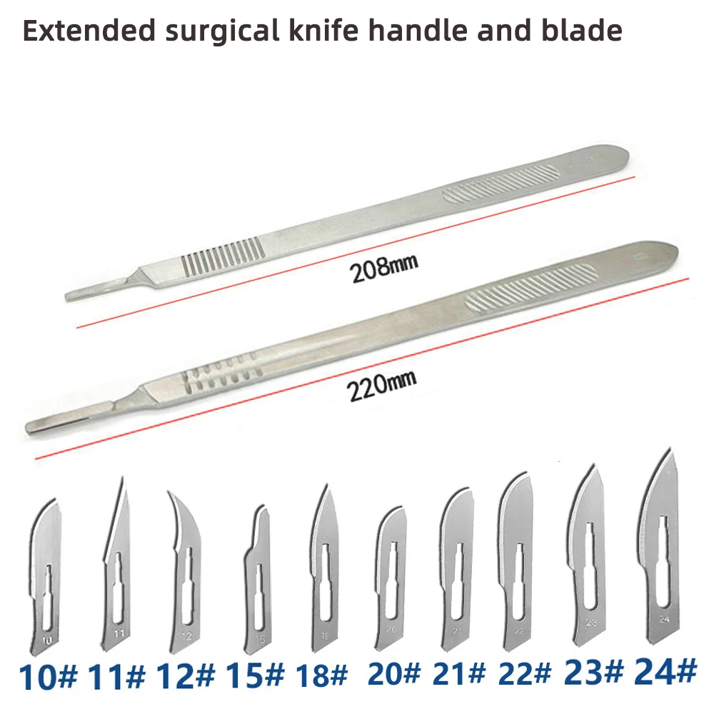 11-Piece-Blade-Handle-Combination-3L-Extended-Surgical-Blade-Handle ...