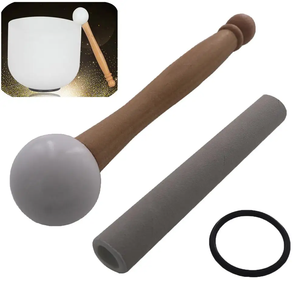 Drumstick-Singing-Bowl-Rubber-Mallet-Crystal-Music-Bowl-Percussion ...