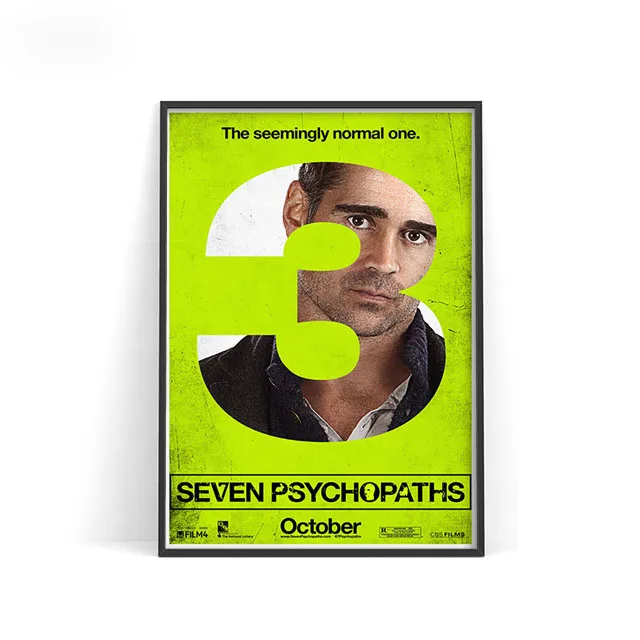 Seven Psychopaths Minimalist Poster