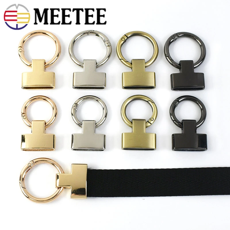 2/5/10Pcs 20/25mm Metal Ring Keychain Buckle Spring Detachable Clasp ...
