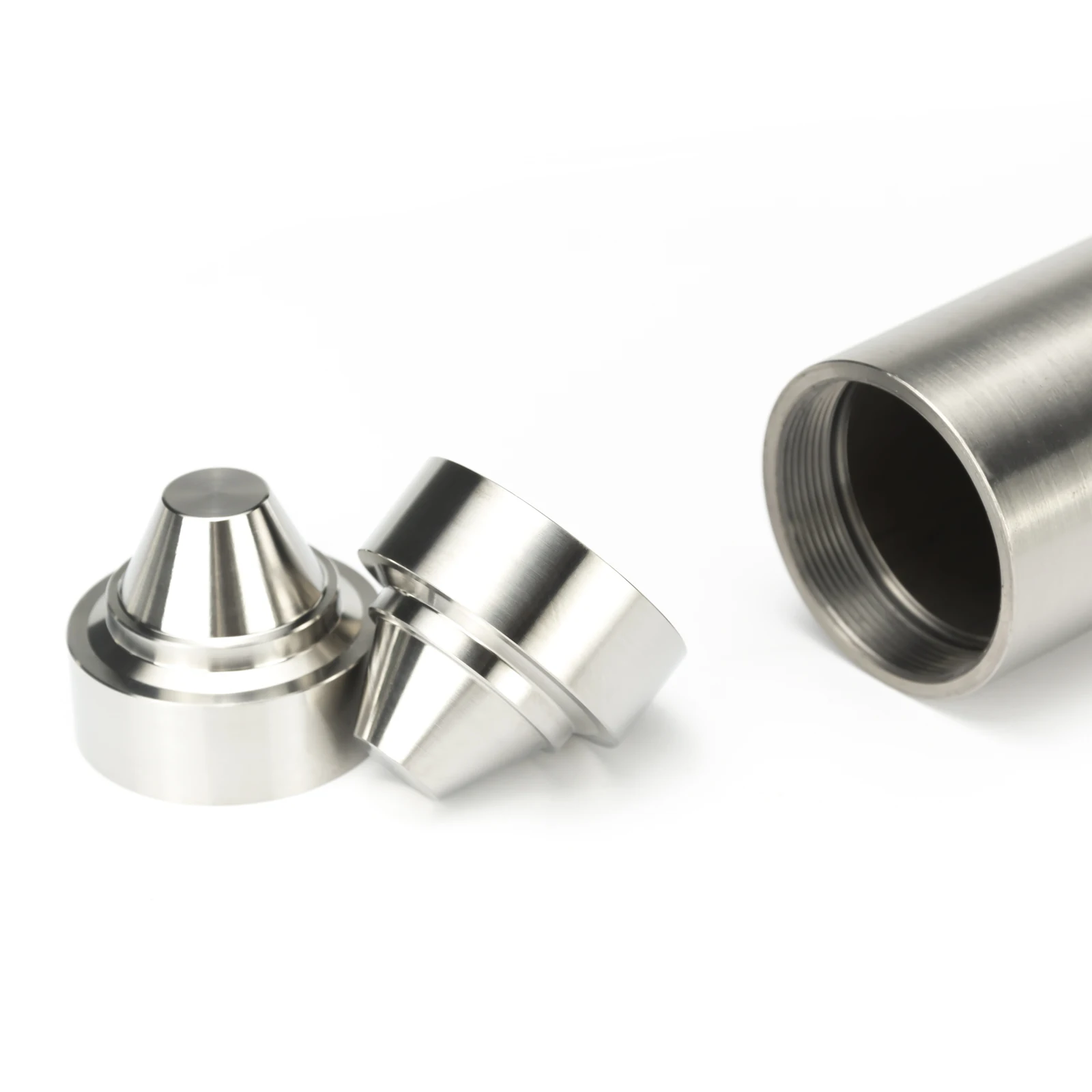 7.8''L 1.5"OD Stainless Steel Solvent Trap Fuel Filter 1/2x28+5/8x24 ...