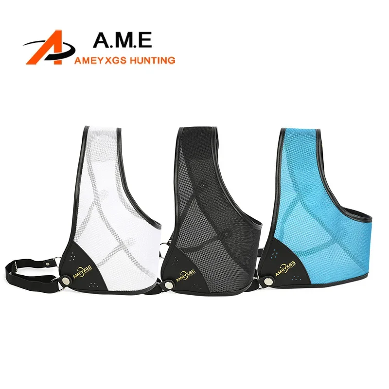 AME-Archery-Chest-Guard-Protection-PET-Fiber-Cowhide-Leather-Durable ...