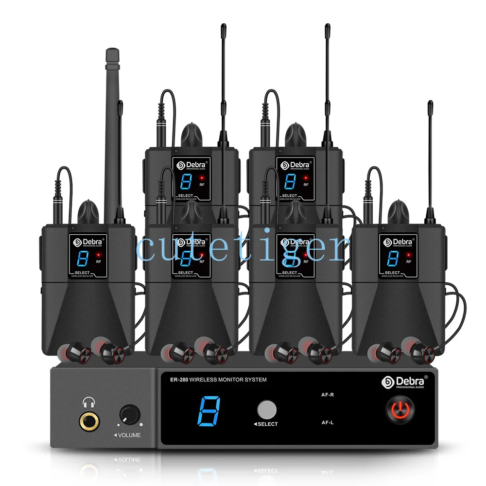 ER-280-Portable-6-Channel-Wireless-In-Ear-Monitor-System-Church-Stage ...