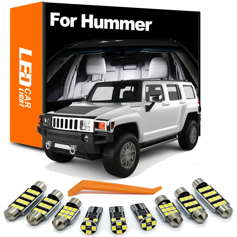 Car Led Interior Dome Map Lights Bulbs For Hummer H1 H2 H3 H3t Sut ...