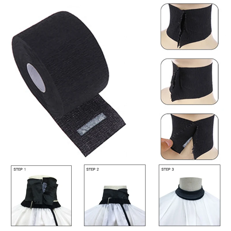 New-Barber-Neck-Paper-Disposable-Muffler-Paper-Hair-Cutting-Accessory ...