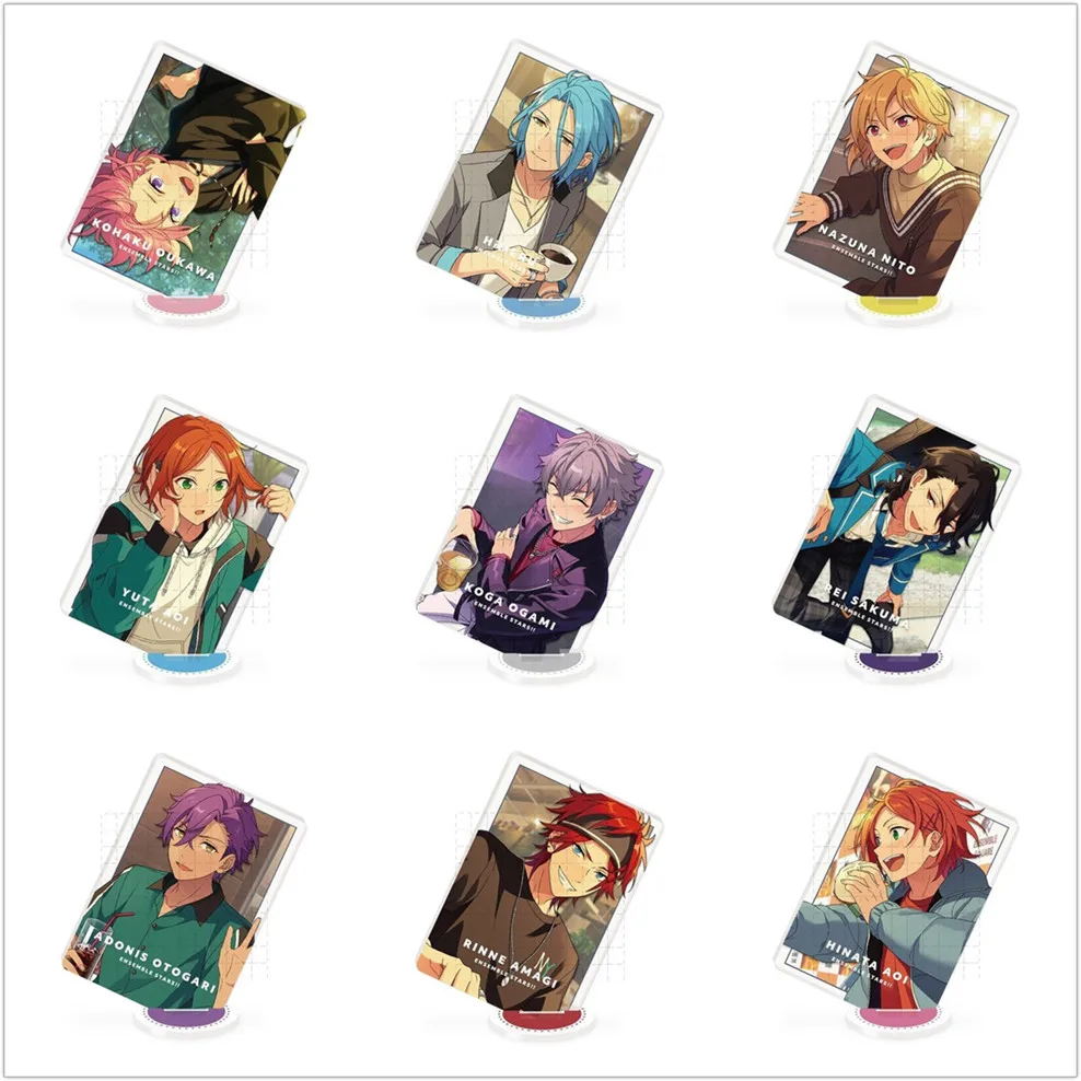 Anime Ensemble Stars Mini Figures Doll Tomoya Mashiro Kaoru Hakaze ...