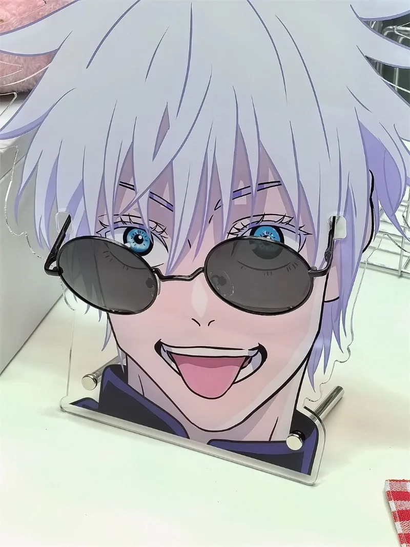 Jujutsu-Kaisen-Satoru-Gojo-Glasses-Frame-Anime-Peripheral-Cute-Cartoon ...
