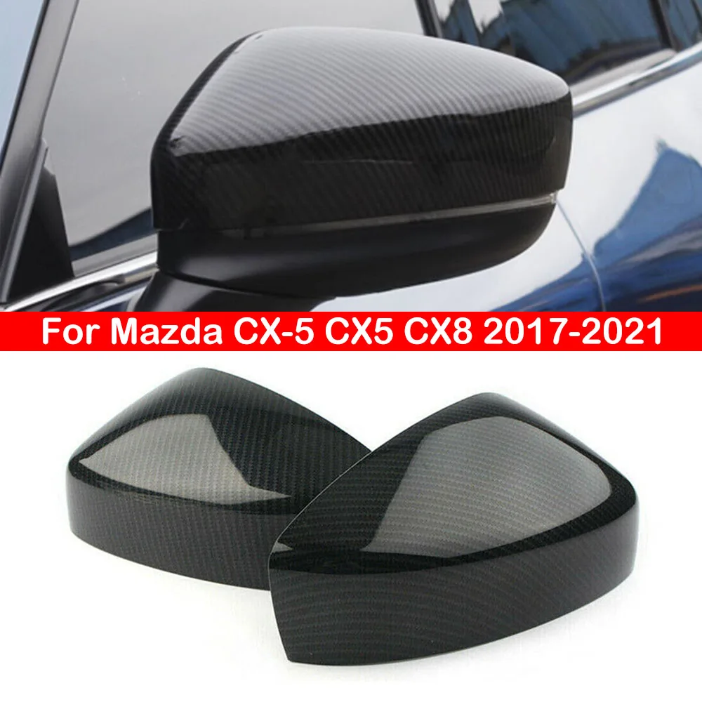 For-Mazda-CX-5-CX5-CX8-2017-2021-Car-Rearview-Side-Mirror-Cover-Wing ...