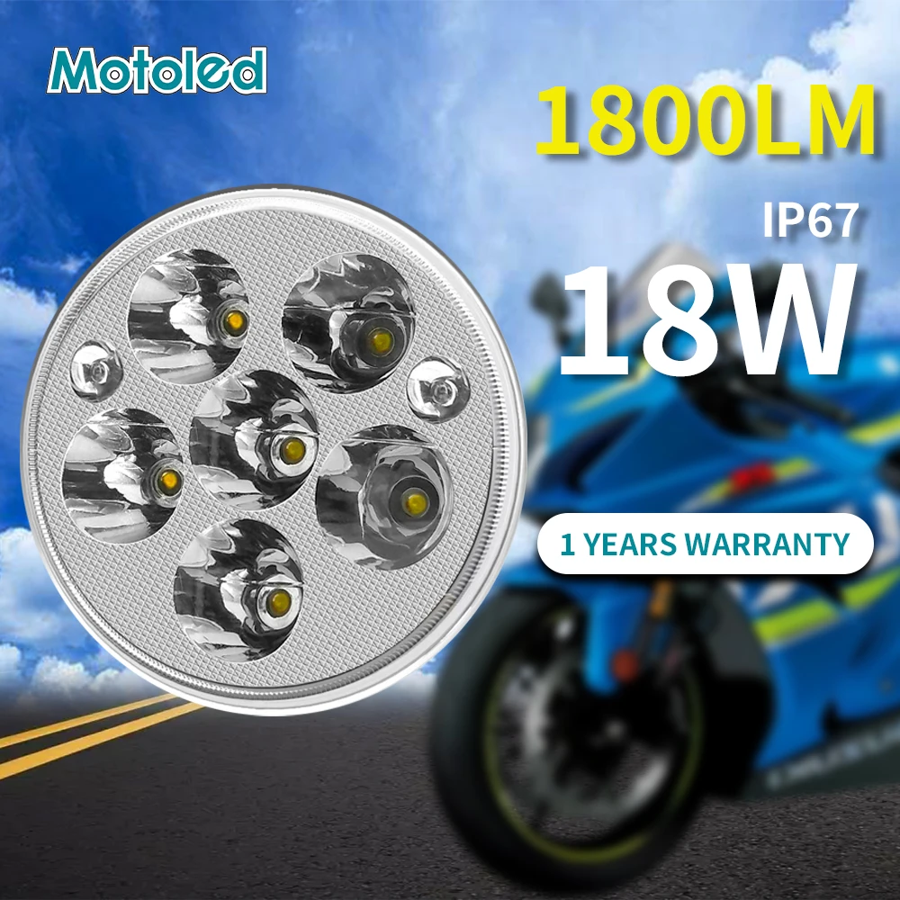 Motoled-bombillas-de-luz-LED-para-motocicleta-l-mpara-DRL-blanca-de-haz ...