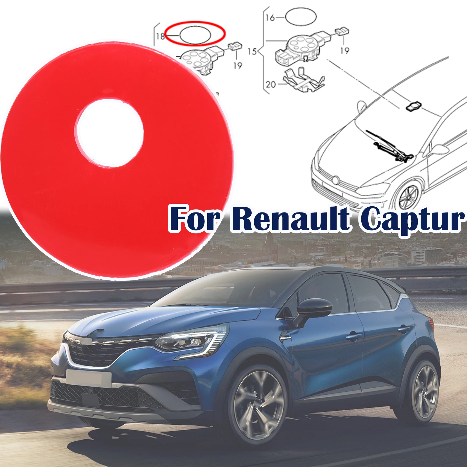 Rain-Light-Sensor-Gel-Pad-For-Renault-Captur-Clio-IV-Espace-Fluence ...