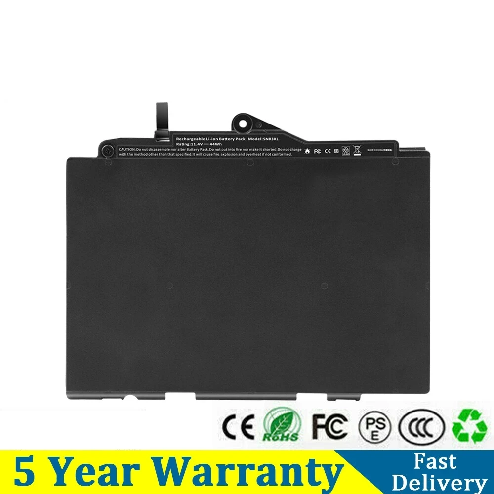 New Laptop SNO3XL Battery for HP EliteBook 820 G3 G4 725 G3 G4 Series ...