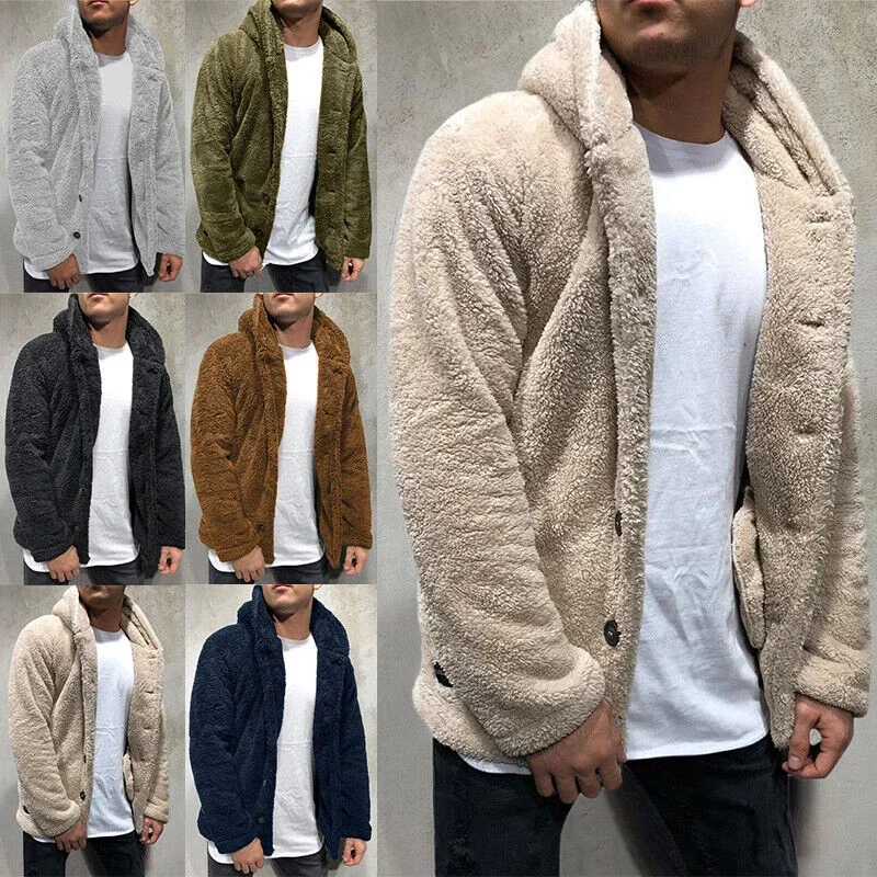 Men-s-Teddy-Bear-Fleece-Coat-Cardigan-Winter-Warm-Hooded-Coat-Fashion ...