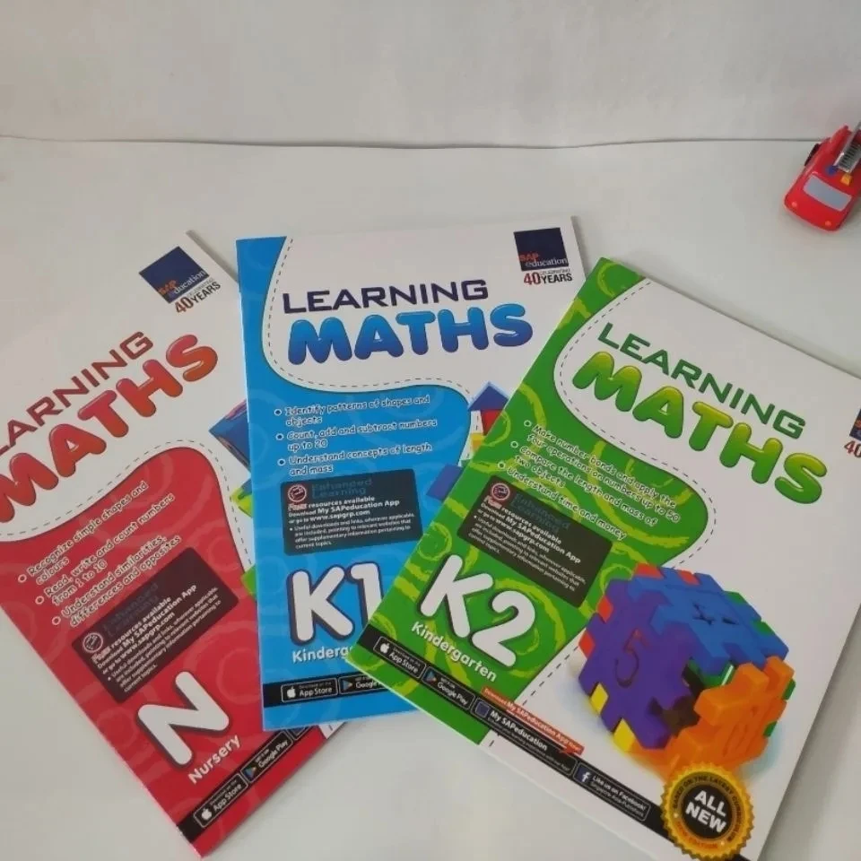 3-Books-SAP-Learning-Math-N-K1-K2-Singapore-Mathematics-Kindergarten-Learning-Series-English ...