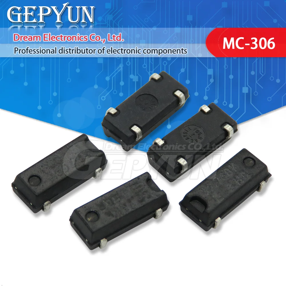 10PCS MC-306 SMD oscillateur à quartz Passif 32.768K 4P 32768 12.5PF ...