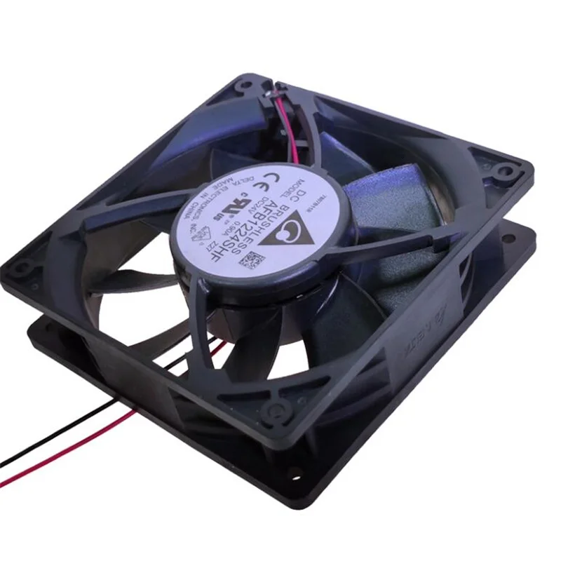 Original Delta AFB1224SHF DC24V 0.90A 12032 two-cooling fan - Uranful.com