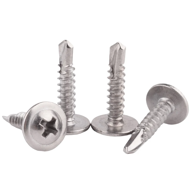 130pcs-410-Stainless-Steel-Truss-Head-Self-Tapping-TEK-Screws-8-Self ...