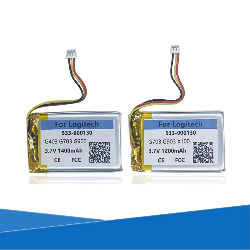 Original Replaces 1200mAh 1400mAh 533-000130 Battery For Logitech G900 ...