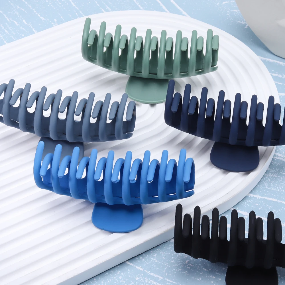 Solid-Color-Large-Claw-Clip-Crab-Barrette-for-Women-Girls-Hair-Claws ...