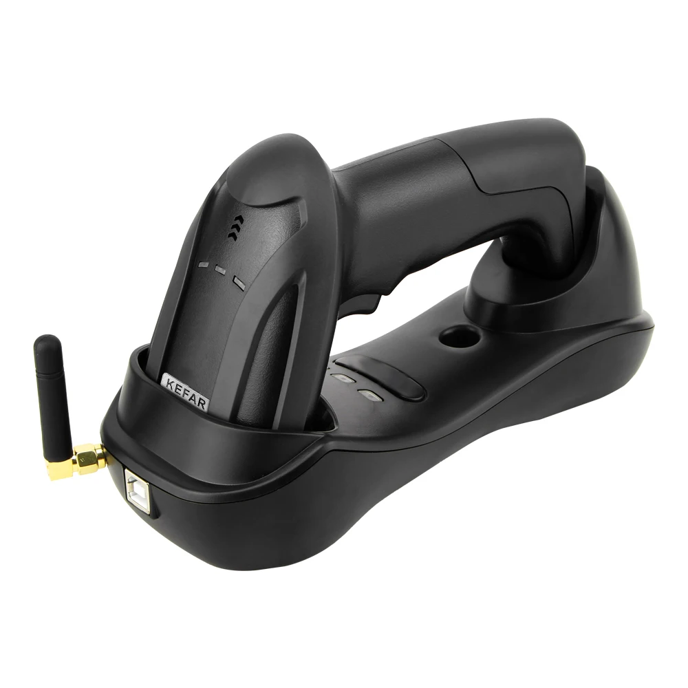 KEFAR Wireless Barcode Scanner Automatic Bar Code Reader 2D/1D bar code ...