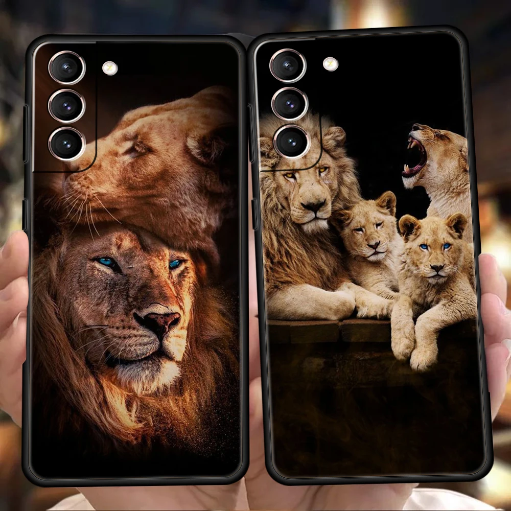 Lion-Alpha-Male-Cub-Case-for-Samsung-Galaxy-S24-S23-S22-S20-S21-FE ...