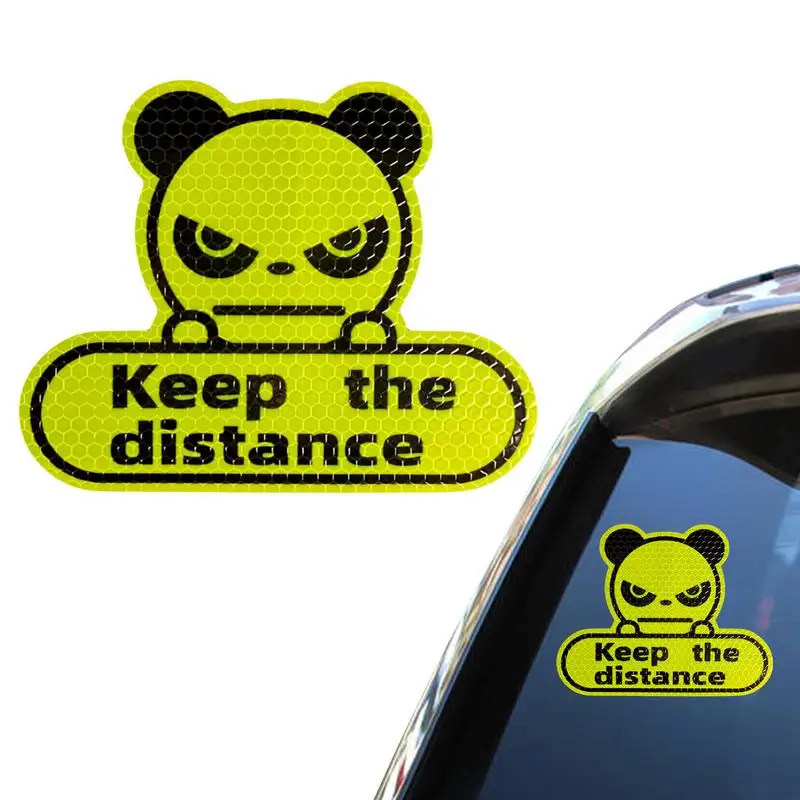 Reflector-Stickers-For-Car-Creative-Cartoon-Panda-Reflective-Automotive ...