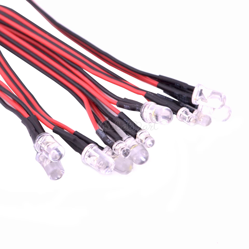 Rc Lights 12 RC Car LED Lighting Kit Steering Brake Simulation Flash ...