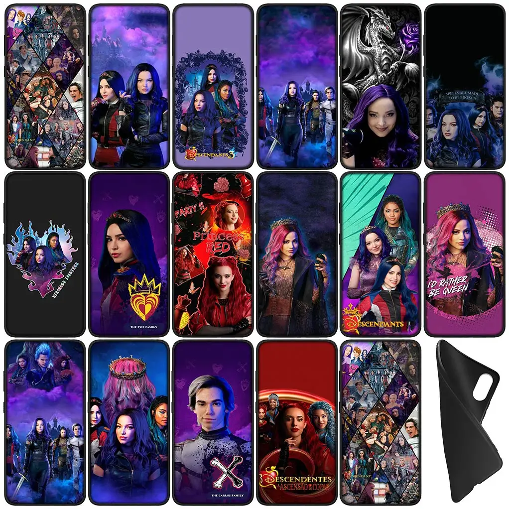 Descendants Poster Flexible Phone Cover for POCO F5 5G (6)