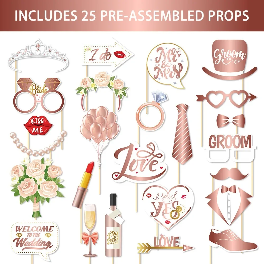 The Ultimate Guide to Wedding Props Ideas for Your Perfect Photo Booth ...