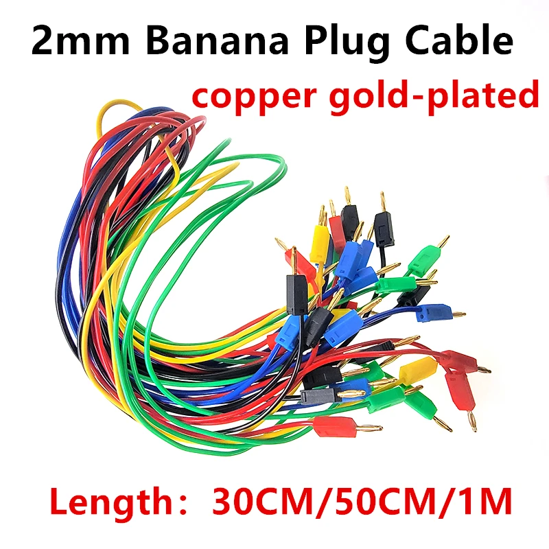 2mm-Lantern-Banana-Plug-Cable-Line-Test-Wire-Pure-copper-gold-plated ...