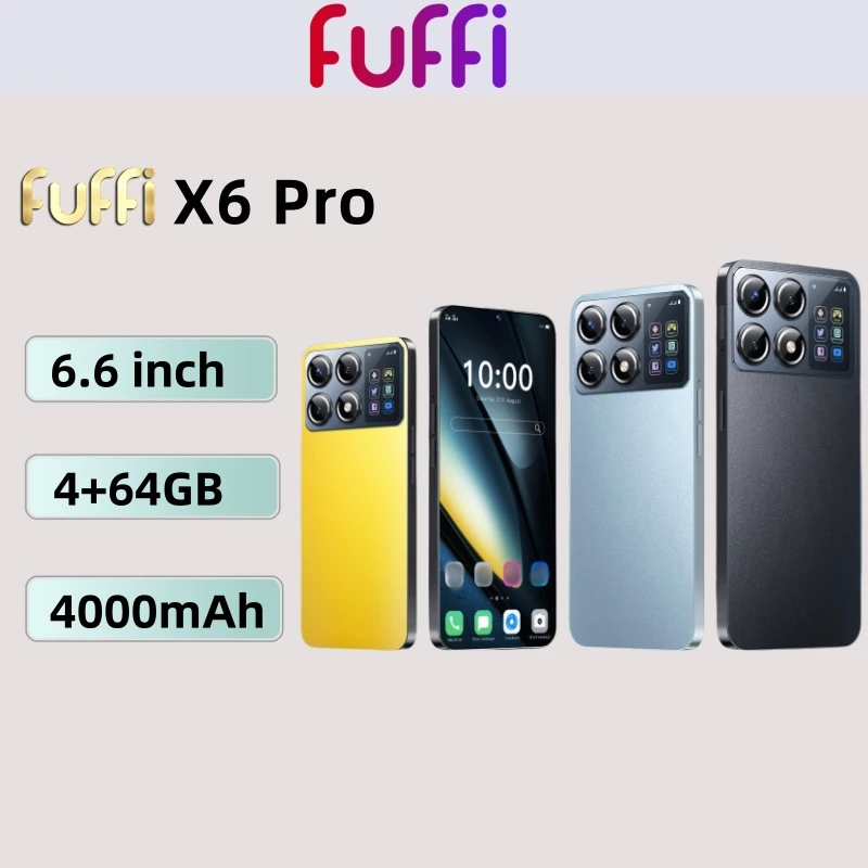 FUFFI-X6-Pro-tel-fono-m-vil-Original-4-64-GB-ROM-6-6-pulgadas ...
