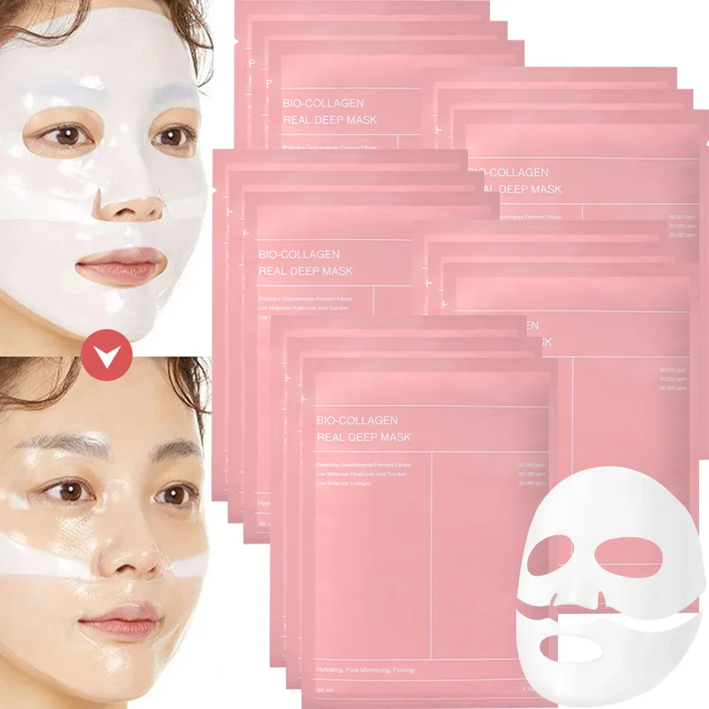 Split Collagen Mask Moisturizing Refreshing Brightening Skin Care Oil ...
