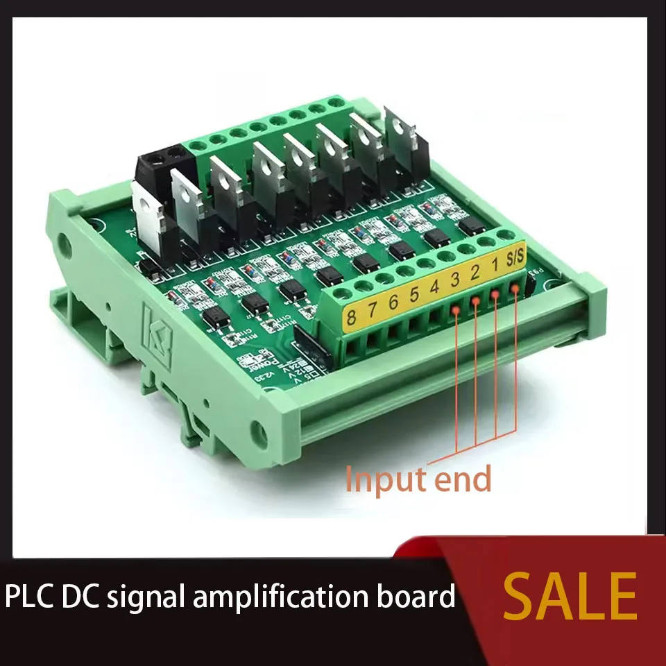 IO-card-microcontroller-PLC-DC-signal-amplification-board-PNP-to-NPN ...