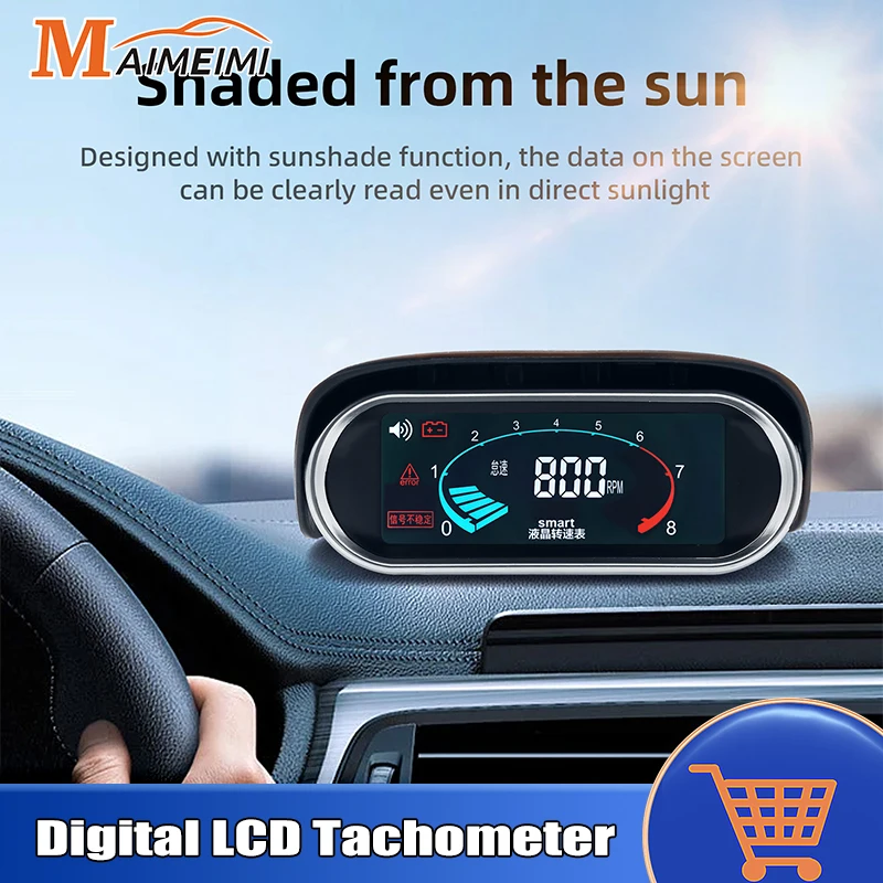 Universal-Auto-Digital-LCD-Tachometer-Diesel-Gasoline-Engine-Tach-Gauge ...